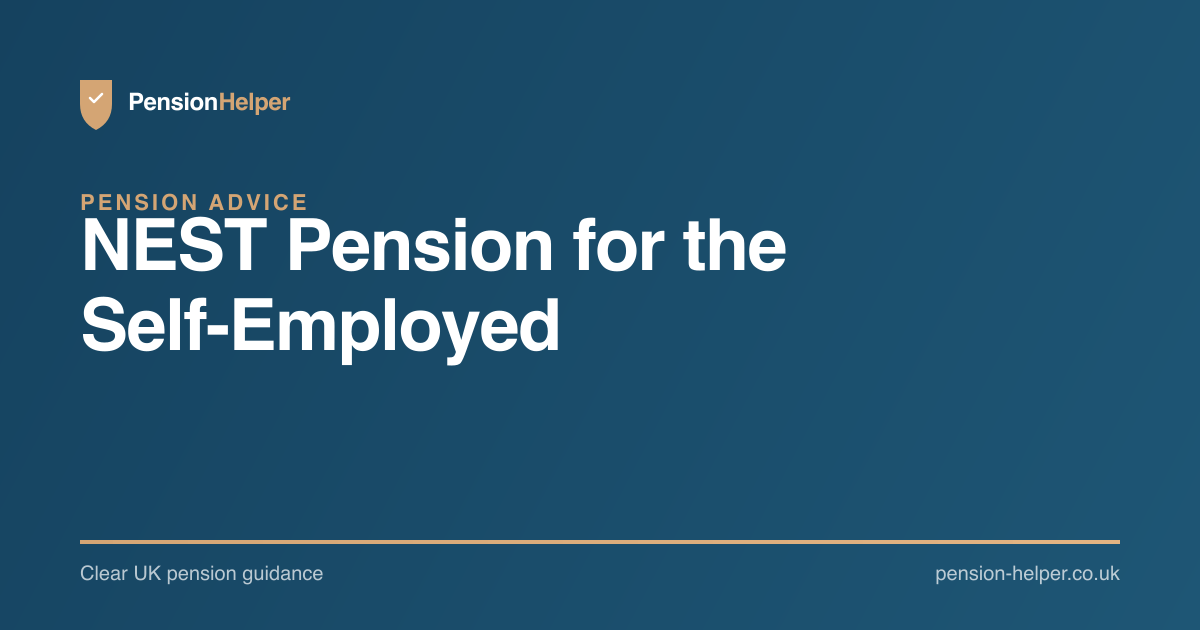 NEST Pension for the Self-Employed | PensionHelper